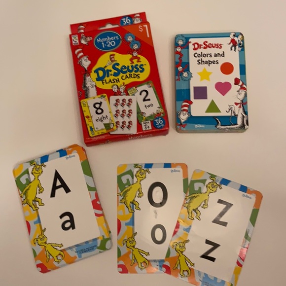 Dr. Seuss | Toys | 3 Dr Seuss Flashcards Sets 4 Other Sets | Poshmark